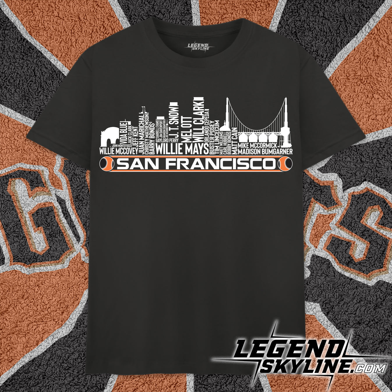 San Francisco Baseball Greatest Of All Time Team Legend San Francisco ...